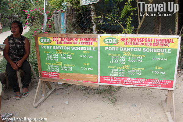 port barton puerto princesa palawan van bus schedules – Travel Up